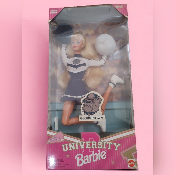 Barbie | Toys | Barbie Georgetown University Cheerleader Doll | Poshmark